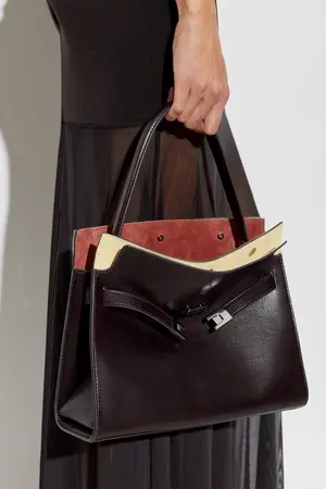 Tory Burch Lee Radziwill Small’ Bag - Brown