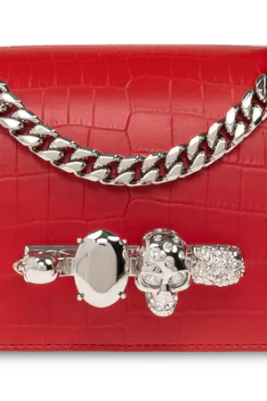 Alexander McQueen Jewelled’ Leather Bag