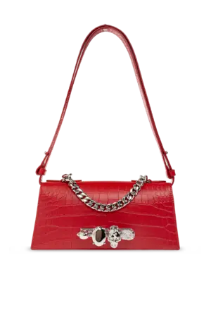 Alexander McQueen Jewelled Mini’ Leather Bag