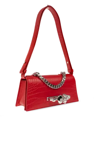 Alexander McQueen Jewelled Mini’ Leather Bag