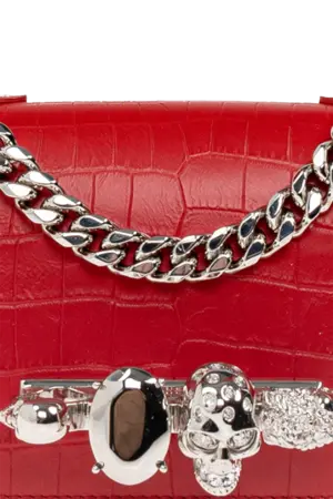Alexander McQueen Jewelled Mini’ Leather Bag