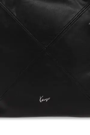 Kenzo Leather Bag With Logo