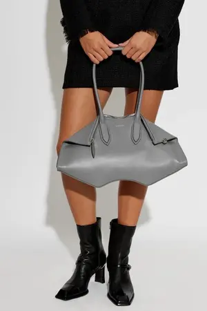 Alexander McQueen Leather Bag ‘manta - Grey