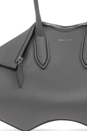 Alexander McQueen Leather Bag ‘manta - Grey