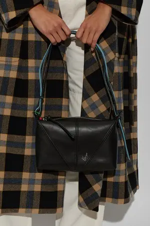 Kenzo Leather Bag With Logo