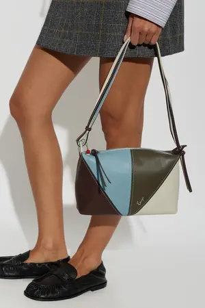 Kenzo Leather Bag With Logo