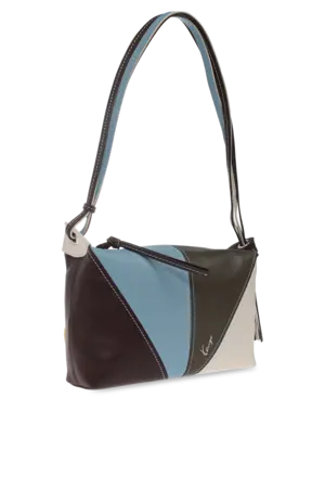 Kenzo Leather Bag With Logo