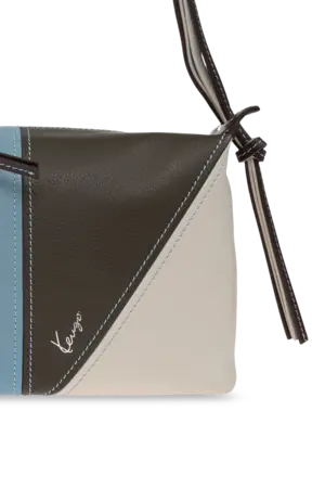 Kenzo Leather Bag With Logo