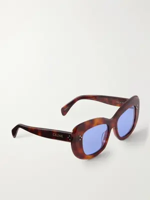 Celine Diane Round-frame Acetate Sunglasses
