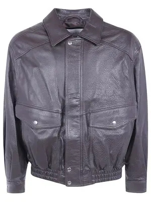 DUNST Leather Blouson Udju6c104w2 - Brown
