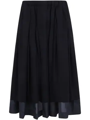 Comme Des Garçons Midi Skirt Polyester Tropycal