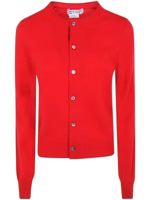 Comme Des Garçons Cardigan Cashmere Jersey 12 Gaug - Red
