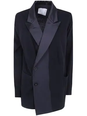 Sacai Cardigan Suiting X Wool Knit