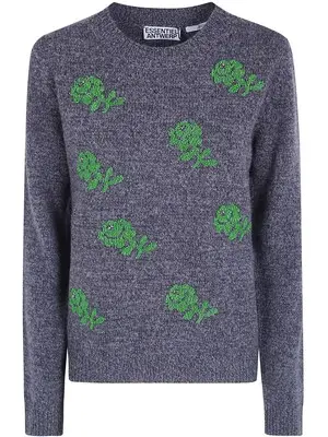 Essentiel Antwerp Sweater Embroidered "korine - Gray