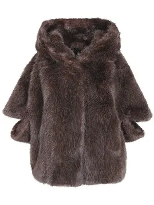 GIOVANNI PARIS Cape Faux Fur Ines