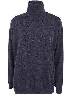 GENTRYPORTOFINO Sweater Asymmetric "asymmetric Knit Sweater - Gray