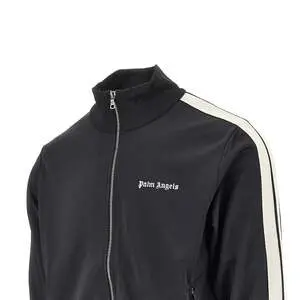 Palm Angels Track Jacket With Logo Embroidery