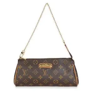 LOUIS VUITTON Monogram Canvas Eva Pochette - Brown
