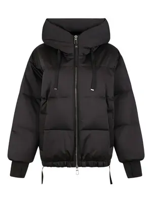 DUNO Oversized Short Down Jacket - Brown