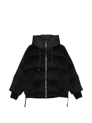 DUNO Oversized Short Down Jacket - Black