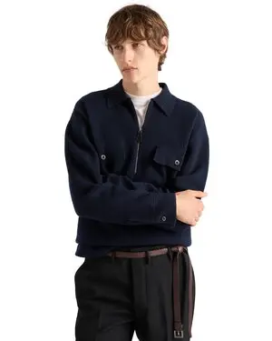 Prada Cashmere Polo Shirt