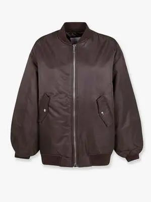 THE FRANKIE SHOP Astra Nylon Jacket - Brown