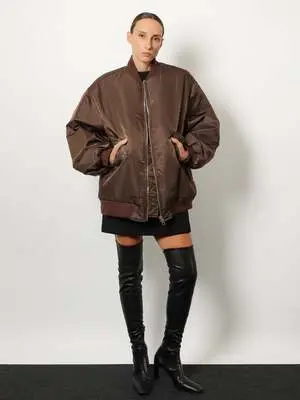 THE FRANKIE SHOP Astra Nylon Jacket - Brown