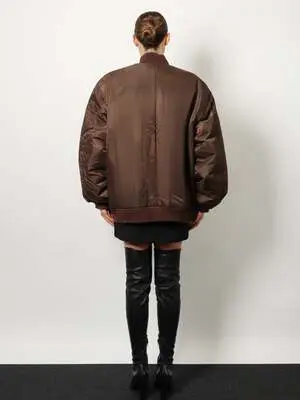 THE FRANKIE SHOP Astra Nylon Jacket - Brown
