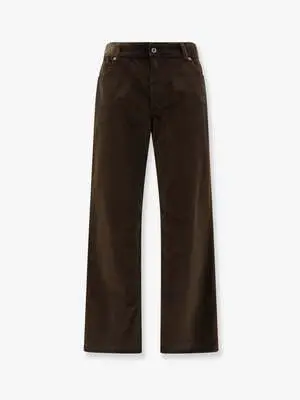 Loewe Velvet Trousers - Brown