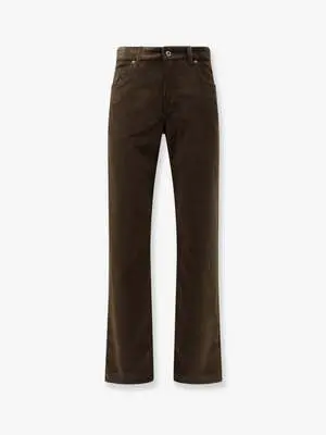 Loewe Velvet Trousers - Brown