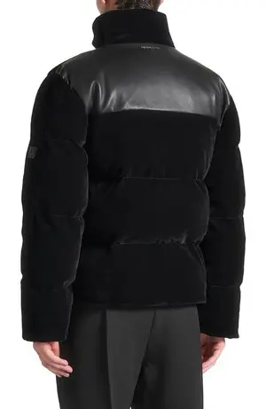 Manière De Voir Velvet Puffer Jacket