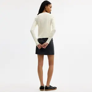 COACH OUTLET Brain Dead Kachi Mouse Graphic Long Sleeve Pointelle Top