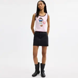 COACH OUTLET Brain Dead Graphic Pointelle Tank Top