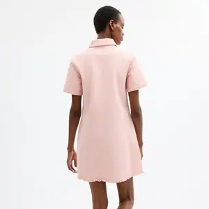 COACH OUTLET Brain Dead Short Sleeve Denim Mini Dress