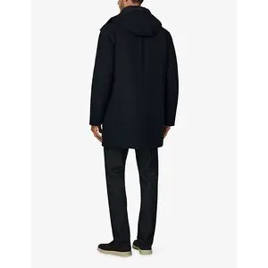 Boggi Milano Hooded Regular-fit Woven Parka Coat