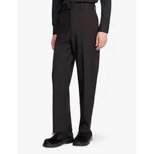 Sandro Straight-leg Regular-fit Wool Trousers