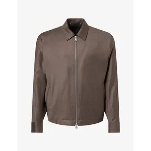 Paul Smith Blouson Zip Wool And Cashmere Jacket