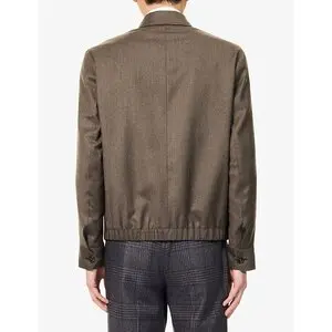 Paul Smith Blouson Zip Wool And Cashmere Jacket