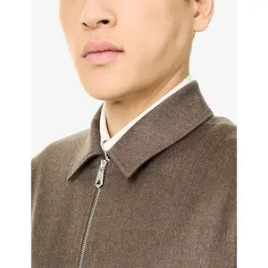 Paul Smith Blouson Zip Wool And Cashmere Jacket