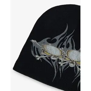 HELLSTAR Tribal Skullz 2 Cotton Beanie