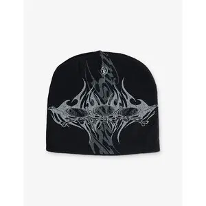 HELLSTAR Tribal Skullz 2 Cotton Beanie