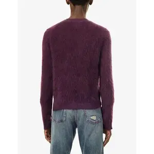 Acne Studios Klasher Logo-embroidery Cashmere Cardigan