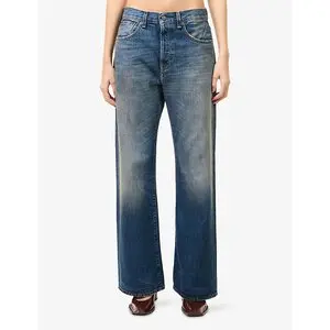 Acne Studios 2021f Mid-rise Wide-leg Denim Jeans