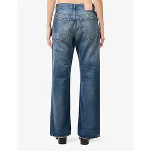 Acne Studios 2021f Mid-rise Wide-leg Denim Jeans