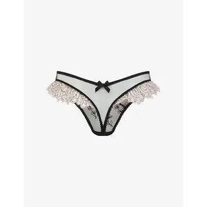 Agent Provocateur Andiee Embroidered Lace Thong