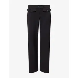 Gimaguas Pili Straight-leg Woven Trousers - Black