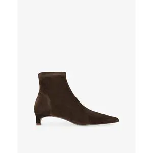 Senso Hailey Ii Suede Heeled Ankle Boots - Brown