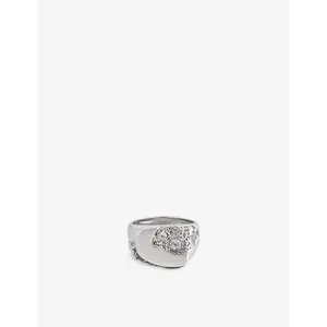 CLOCKS AND COLOURS Meltdown Topaz And 925 Sterling Ring - Silver