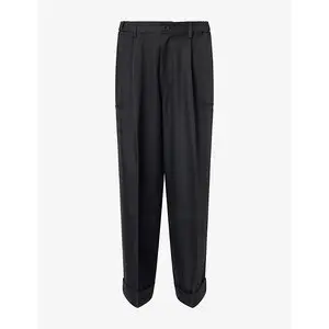 MELITTA BAUMEISTER Pointed Tailored Woven Trousers - Black
