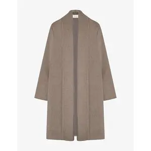 THE ROW Divina Shawl-collar Cashmere Coat - Dune